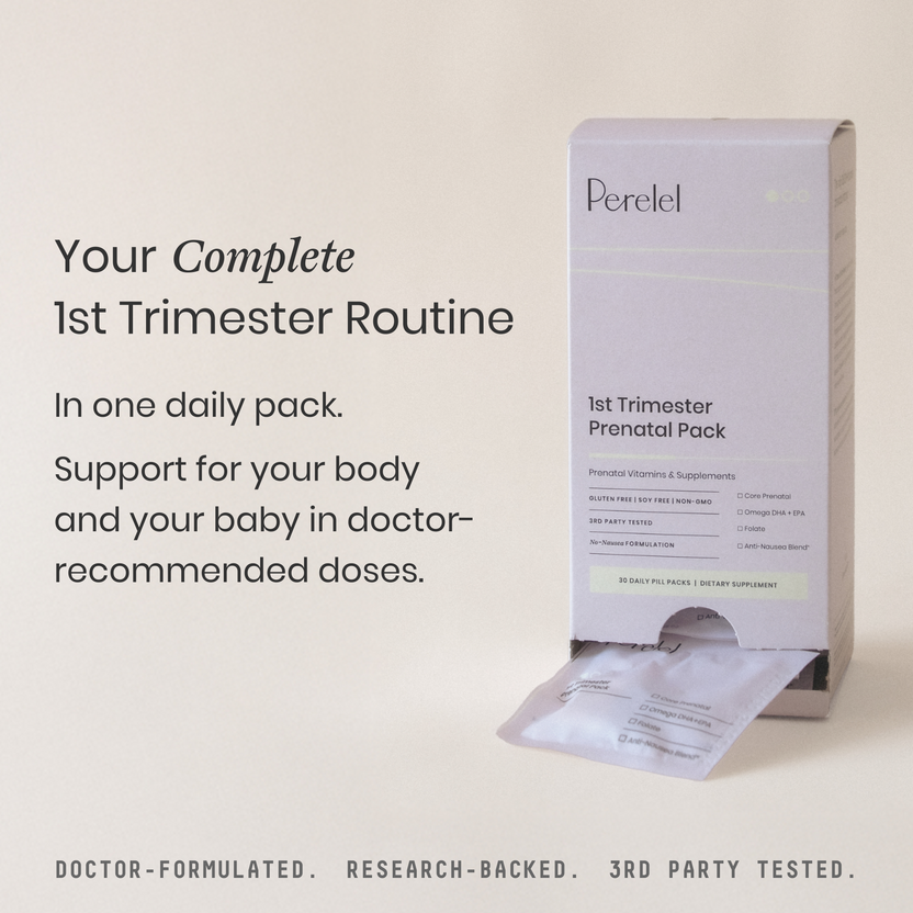 Prenatals - First Trimester Pregnancy Supplements | Perelel