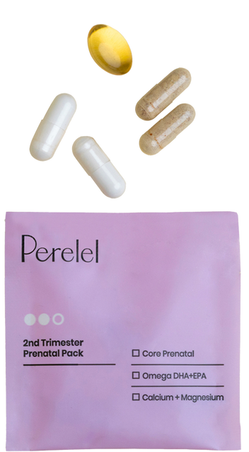 Second Trimester Supplements - Prenatal Pack | Perelel