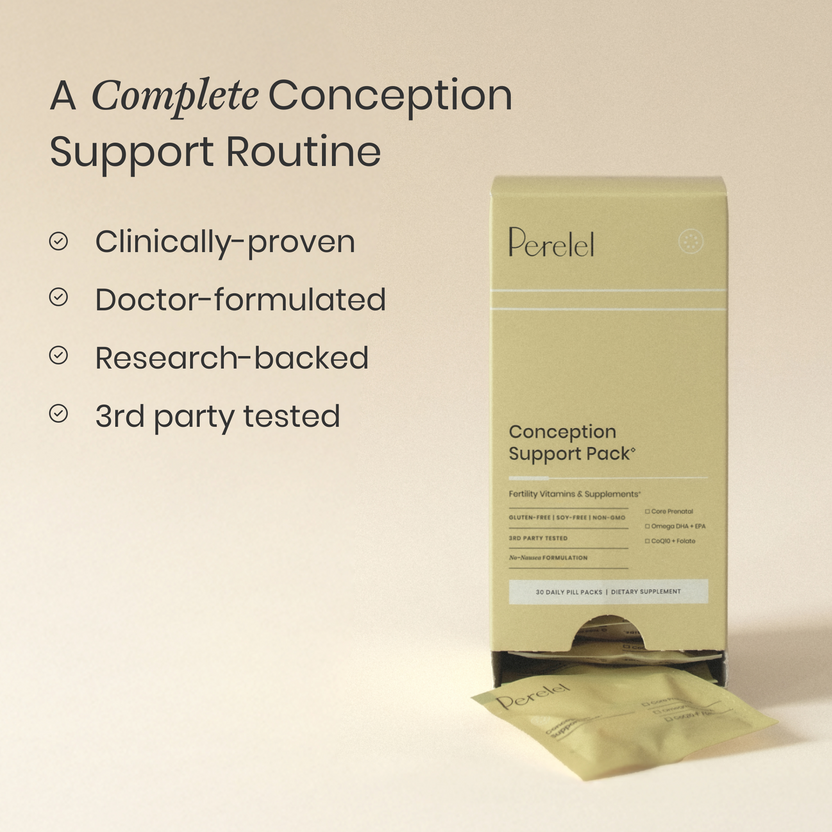 Fertility Vitamins - Conception Support Pack* | Perelel Health