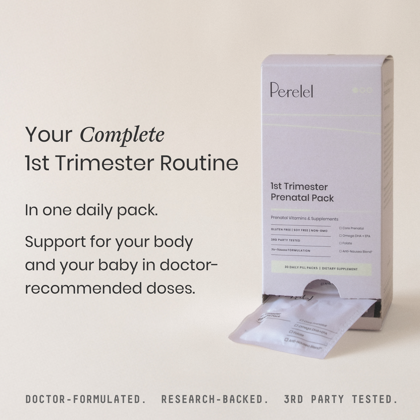 Prenatals - First Trimester Pregnancy Supplements | Perelel