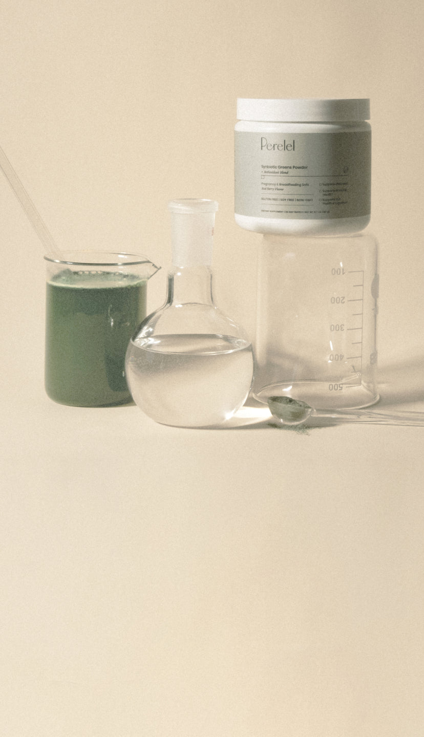 Pregnancy-Safe Greens Powder - Synbiotic Greens | Perelel